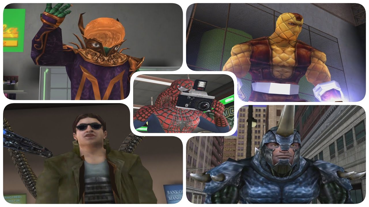 Spider-Man 2 (PS2) All Boss Fight + Ending [No Damage] - YouTube