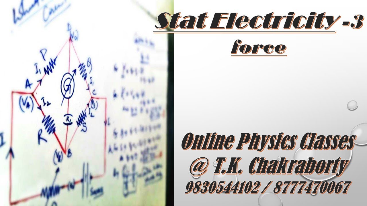 STAT ELECTRICITY -3 | ELECTROSTATIC FORCE COULOMB'S LAW | VECTOR ...
