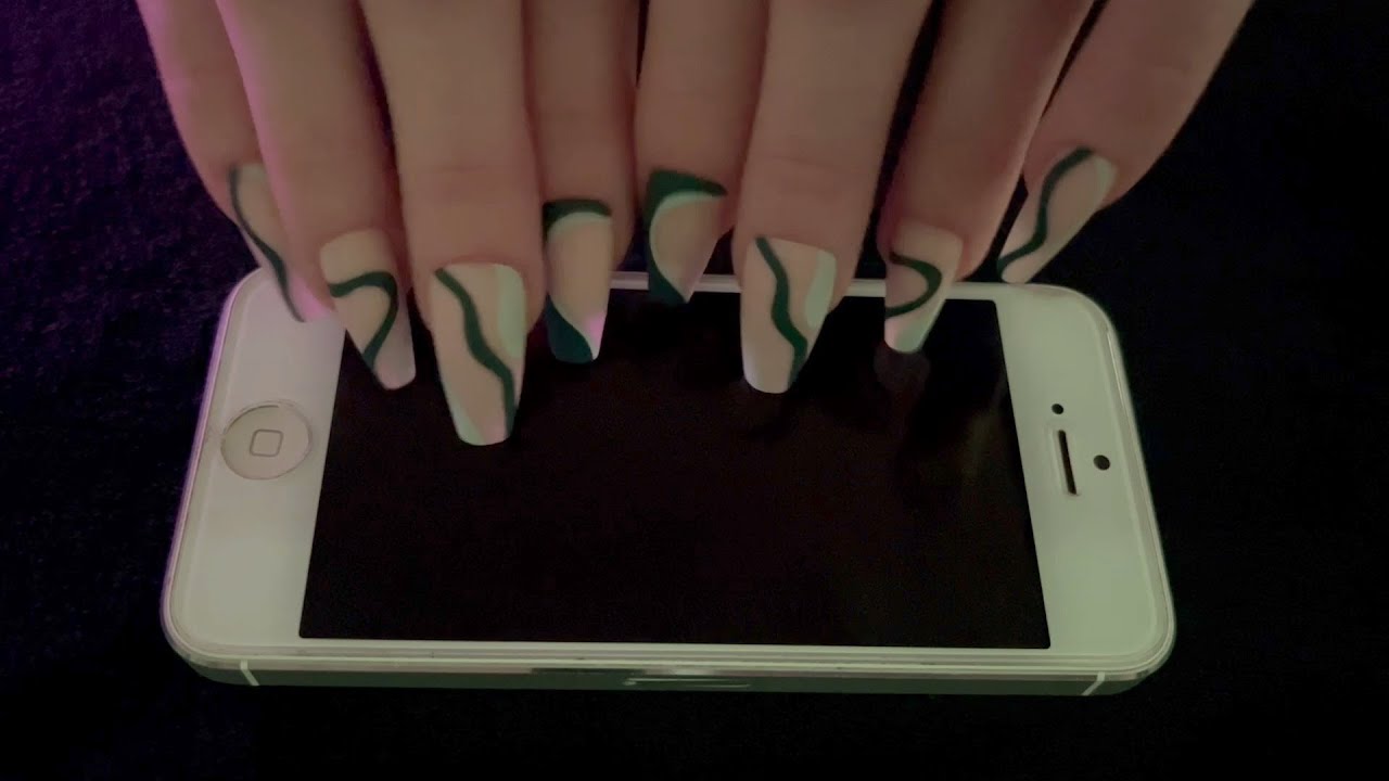 ASMR Clicky iPhone Tapping | Long Nails, No Talking - YouTube