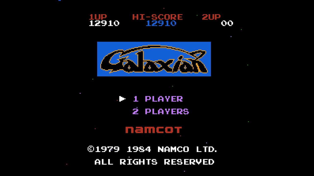 1984年9月7日【ギャラクシアン】/Galaxian NES Games - YouTube