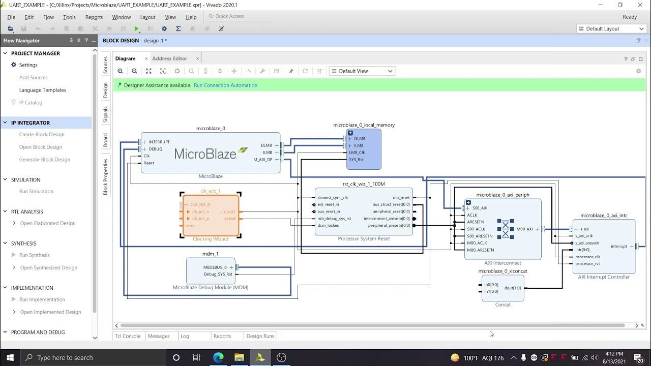Microblaze and UART Lite on the ARTY S7 | Vivado + Vitits - YouTube