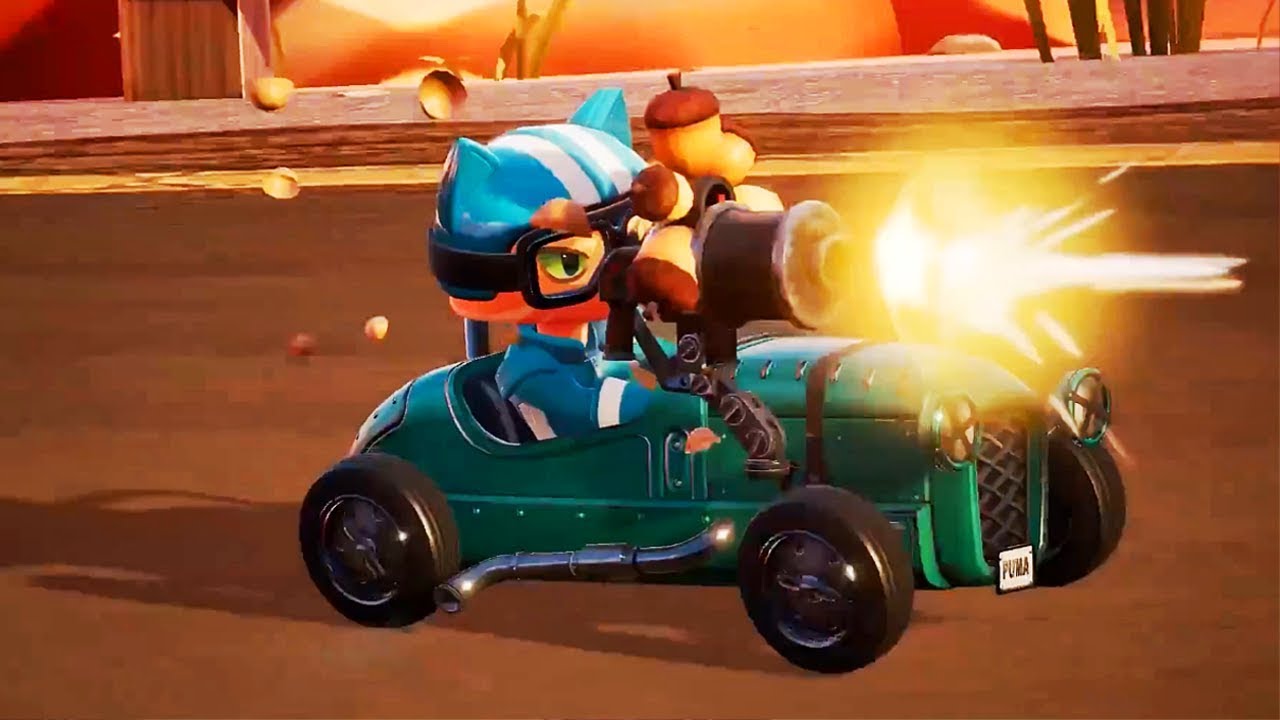 Meow Motors - Cat Racing Game Trailer | Similar game to Super Mario ...