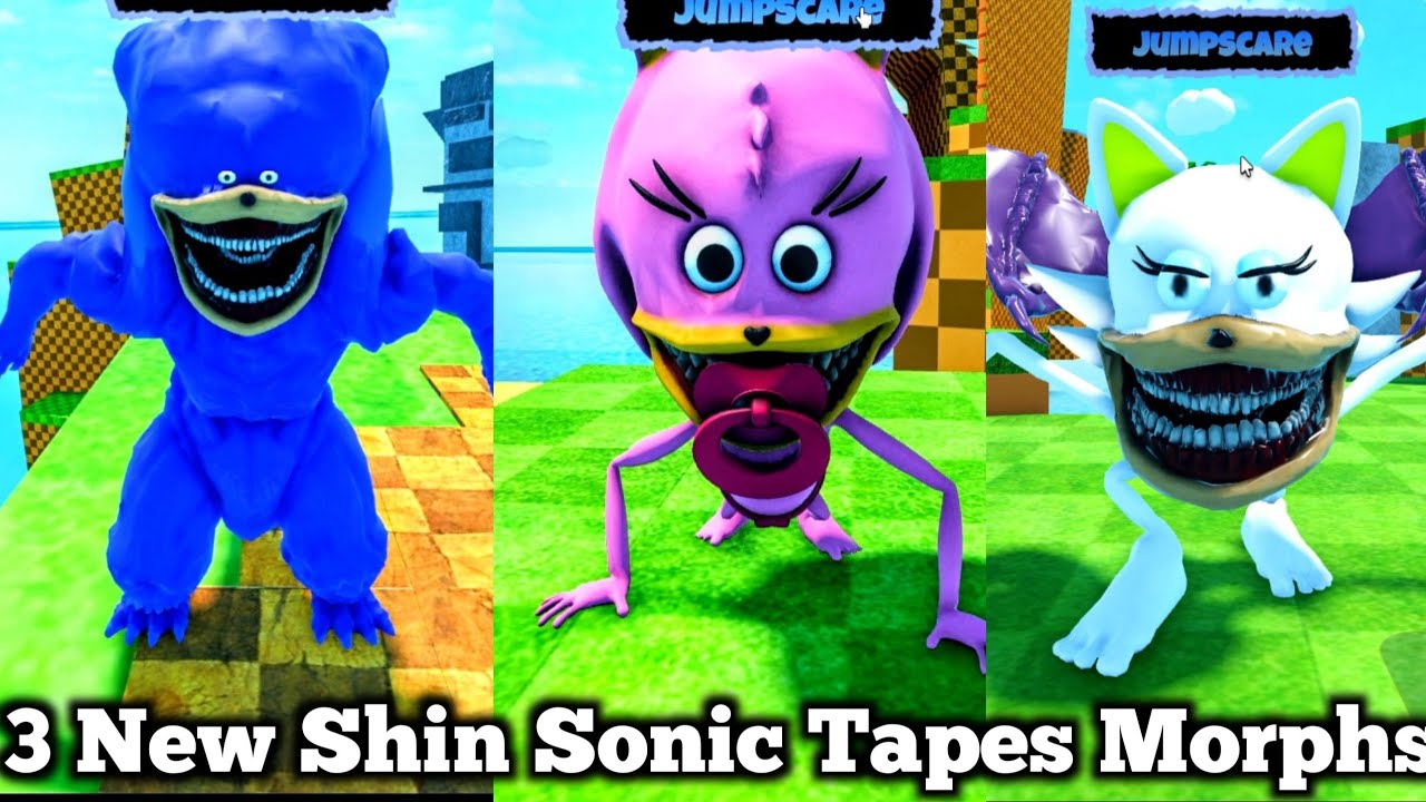 Roblox Shin Sonic Tapes - How To Get 3 New Shin Sonic Tapes Morphs ...