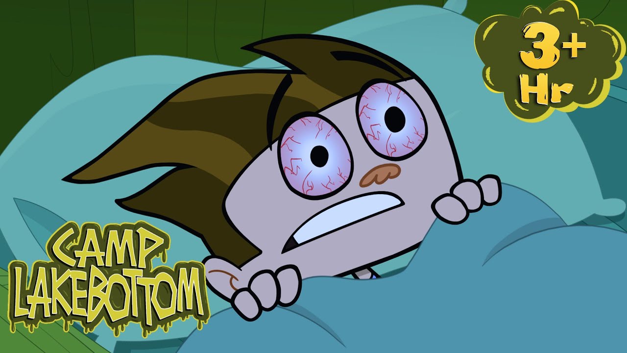 HALLOWEEN FRIGHT NIGHT | Spooky Cartoons for Kids | Camp Lakebottom ...