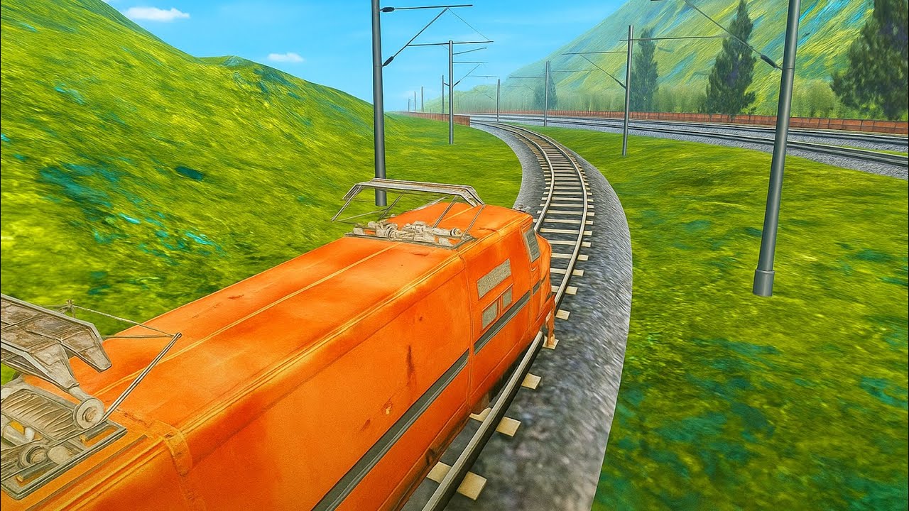 Euro Train Driving - Electric Train Driving - Train Game - Gameplay ...