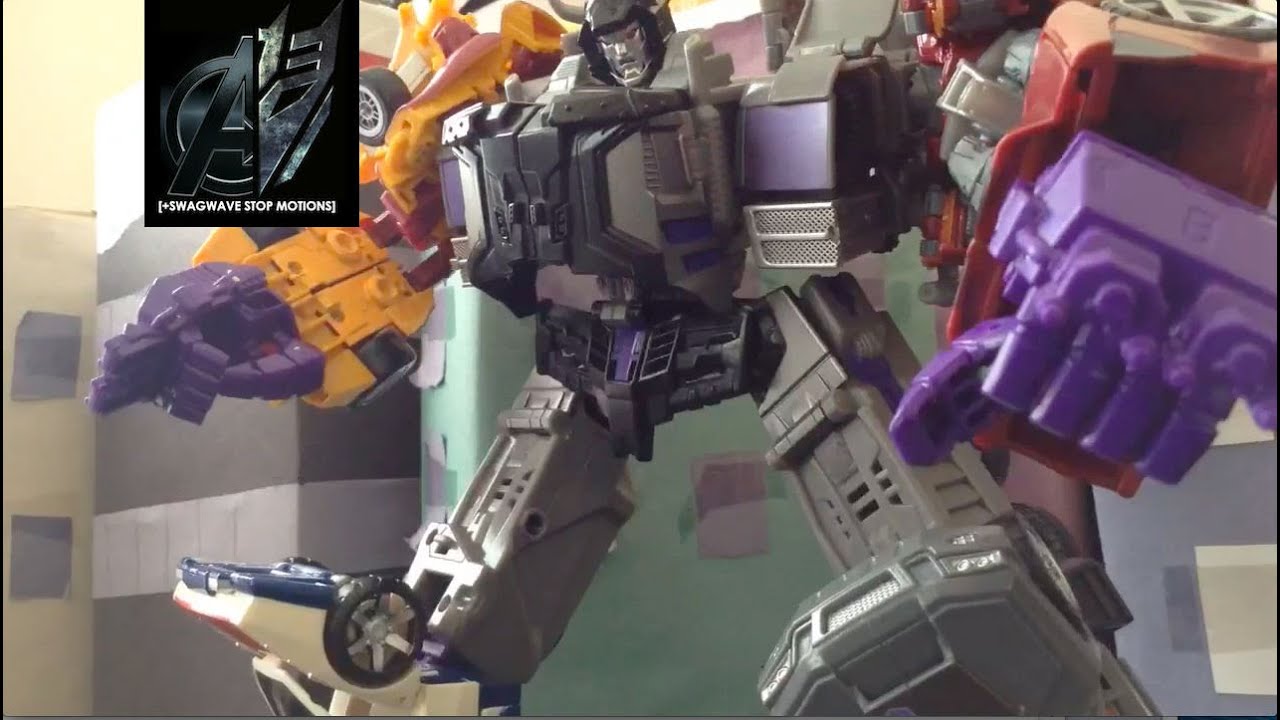 Transformers Stop Motion-[Combiner Wars] Superion vs Menasor Stop ...