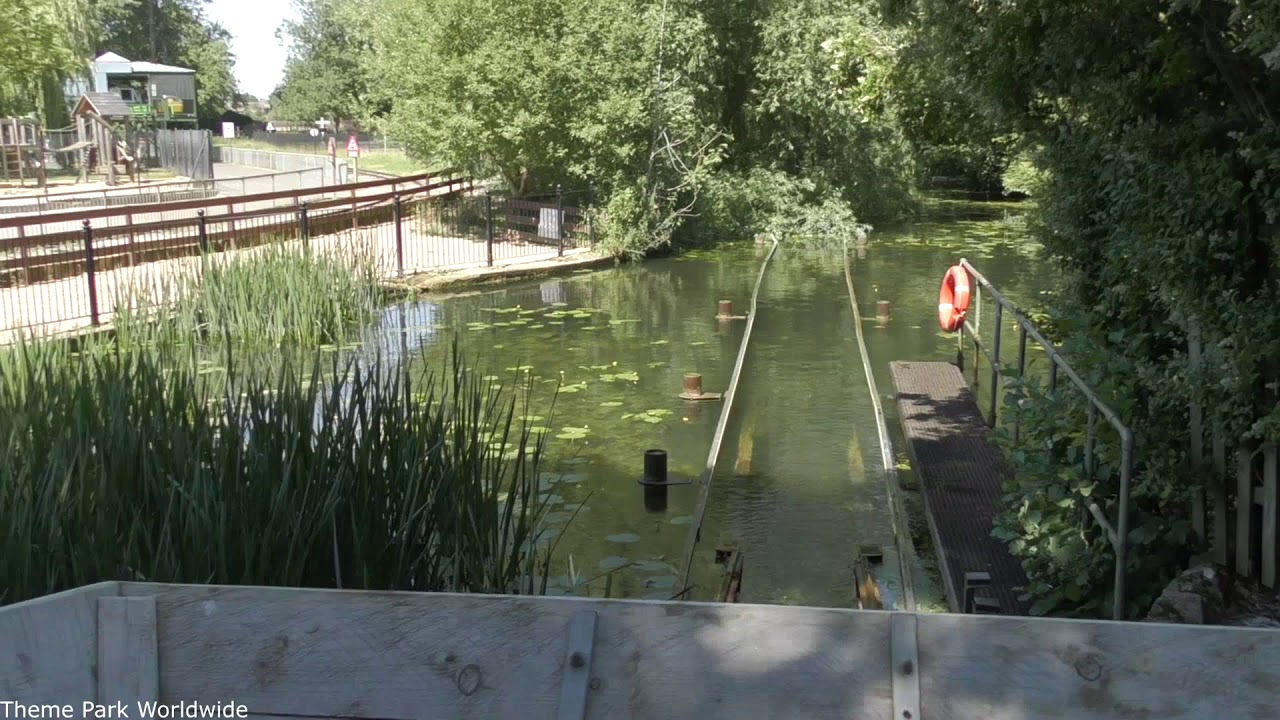 Water Chute On Ride POV - Wicksteed Park - YouTube