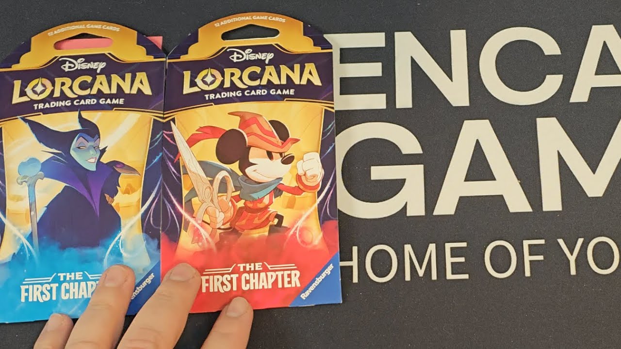 Disney Lorcana: The First Chapter 2x Booster Packs - YouTube