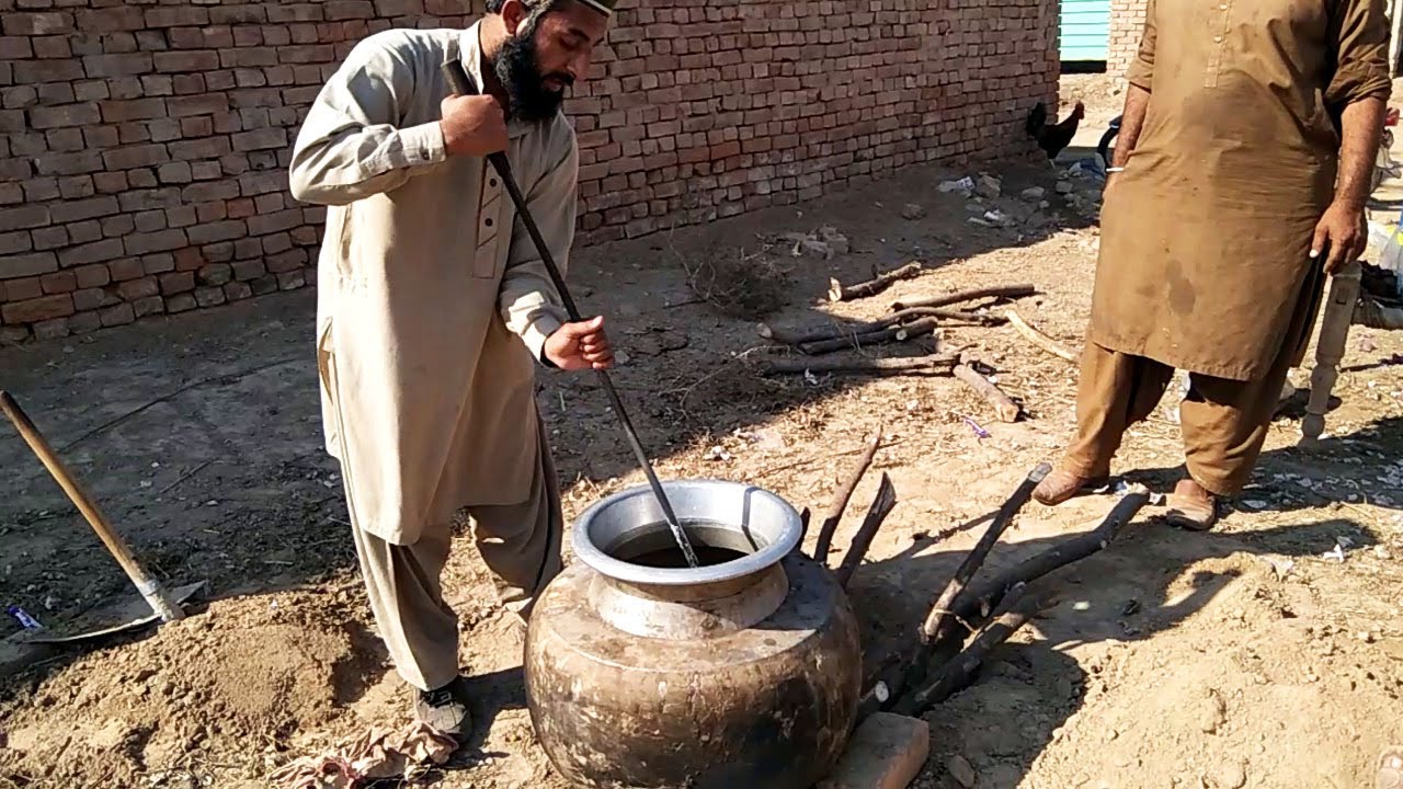 Channa Pulao Recipe - Making Rice Daig - Village Food Street - YouTube