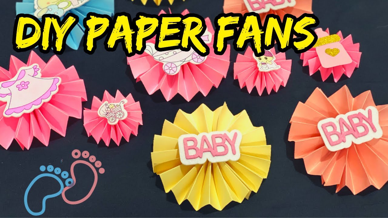 DIY Paper Fans | ipackings - YouTube
