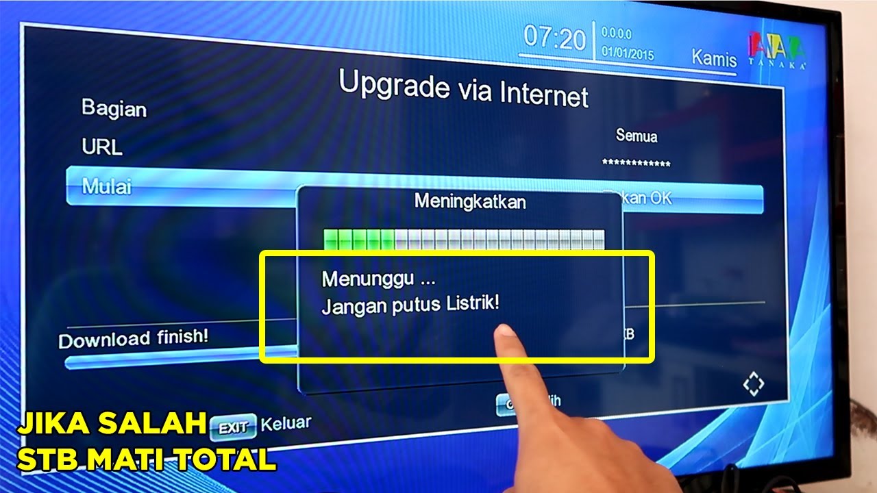 Cara Upgrade STB TANAKA T2 NEW - YouTube