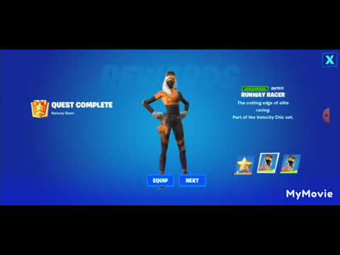 I got the runaway racer skin in fortnite season5 and to get it you have ...