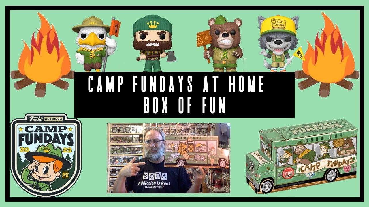 2023 SDCC Camp Fundays - Funko Box of Fun. GOT TO SEE!!! - YouTube