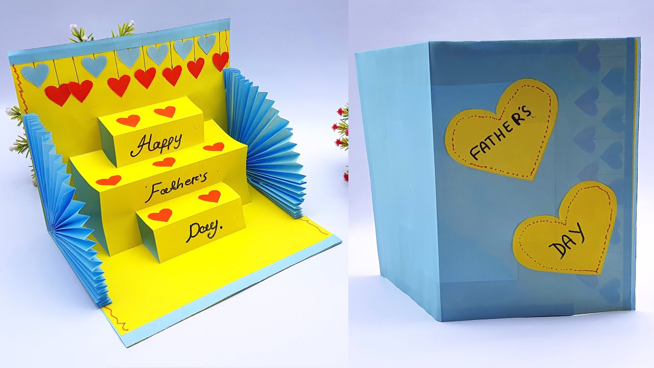 Handmade Father's Day Greeting Card | Origami Tutorial to make an easy ...