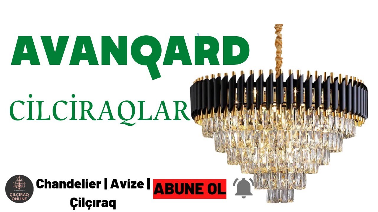 Avanqard üslubda cilciraq, Cilciraq modelleri, çilçıraq modelləri - YouTube