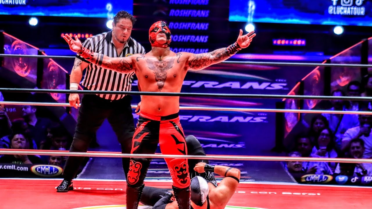 Villano III Jr vs Dark Panther MATCH RELÁMPAGO/ARENA MÉXICO - YouTube