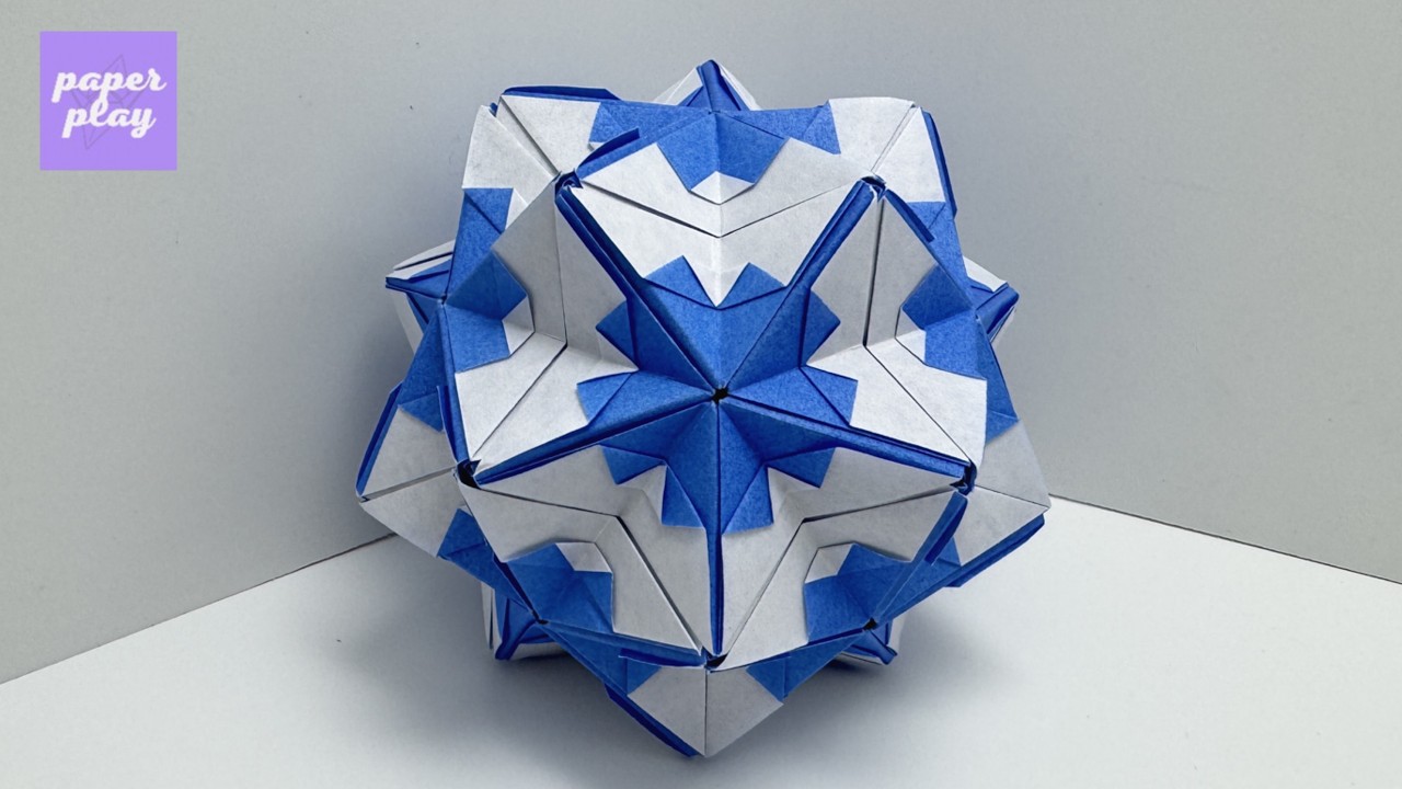 Modular Origami #218 – Amazing 3D Modular Origami Polyhedron | 입체 모듈러 ...