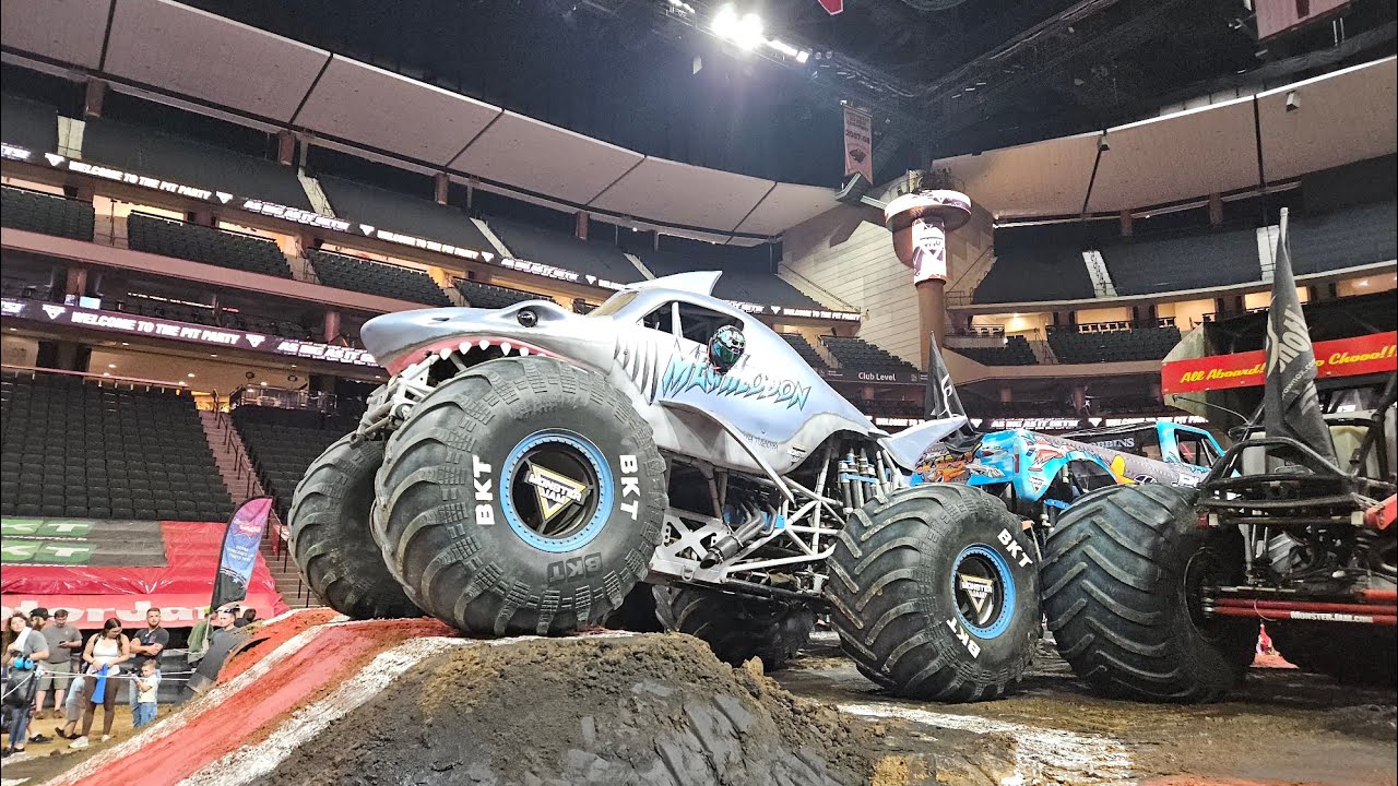 Monster Jam 2025 St. Paul Show 3 Intros + Timed Racing At Xcel Energy ...