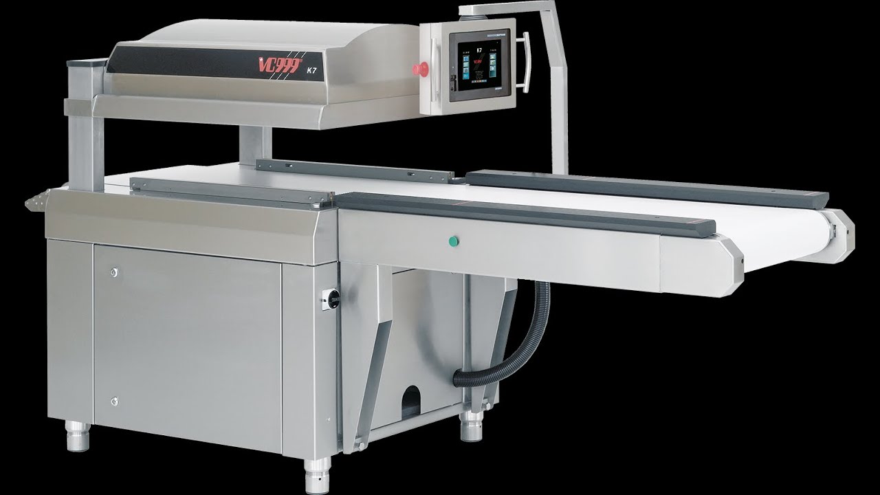 TECHNOCARNE - VC999 - MACHINE SOUS VIDE A TAPIS TYPE K7 - YouTube
