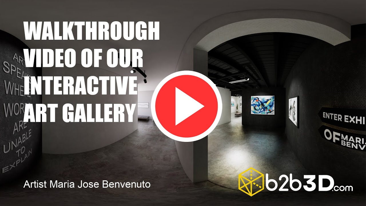 Walkthrough Video | 360 Interactive Virtual Tour | Art Gallery ...