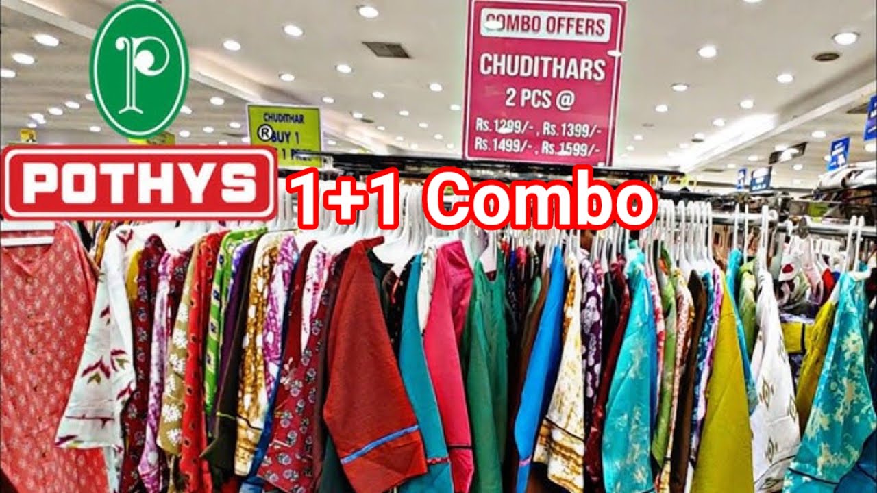Pothys T. Nagar 💕 1+1 Combo Offer Readymade Kurtis,Tops,Salwar,Short ...