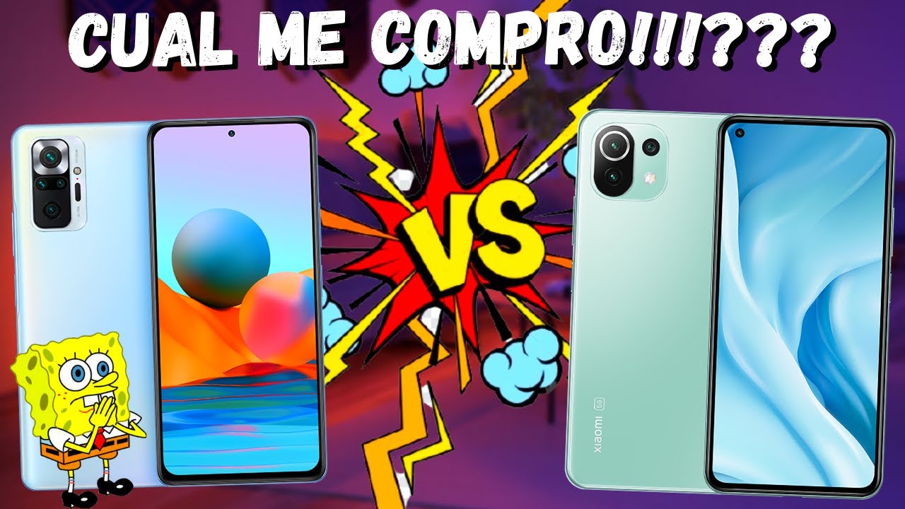 Xiaomi Redmi Note 10 Pro vs Mi 11 Lite 5G | CUAL ES MEJOR ...
