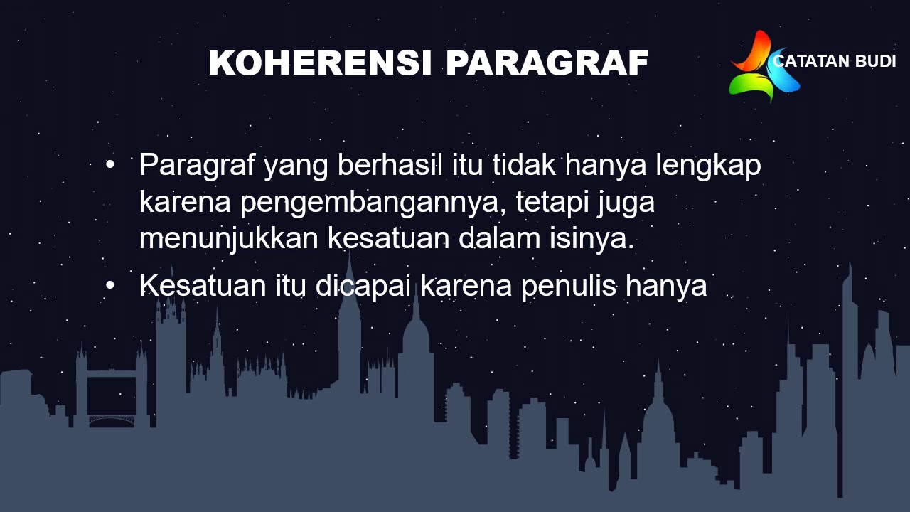 Bagian 3: membuat paragraf koheren - YouTube