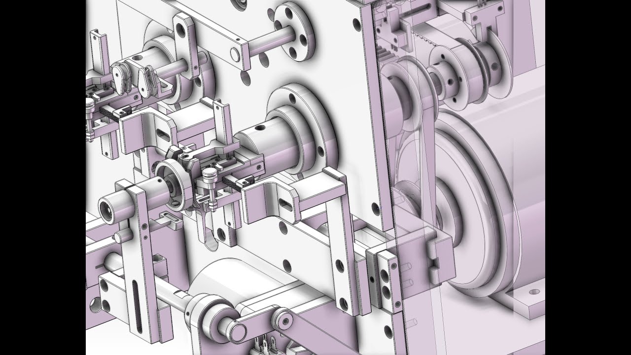 Electronic industry wire winding machine-industrial 3D model: machine ...