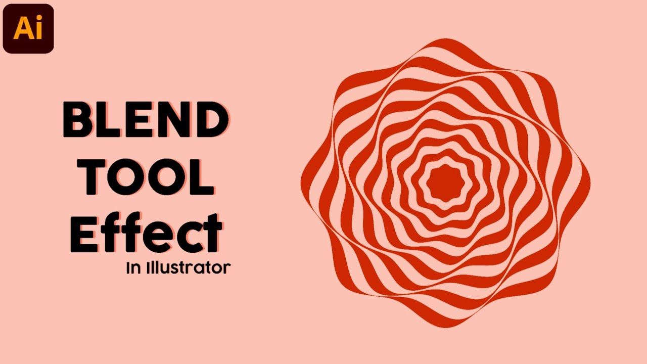 Use the BLEND TOOL Effect in Illustrator | Illustrator Tutorial - YouTube