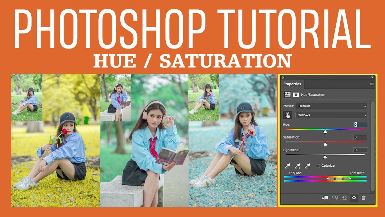 Hue and Saturation | gradient map | RK Graphics Barbil - YouTube