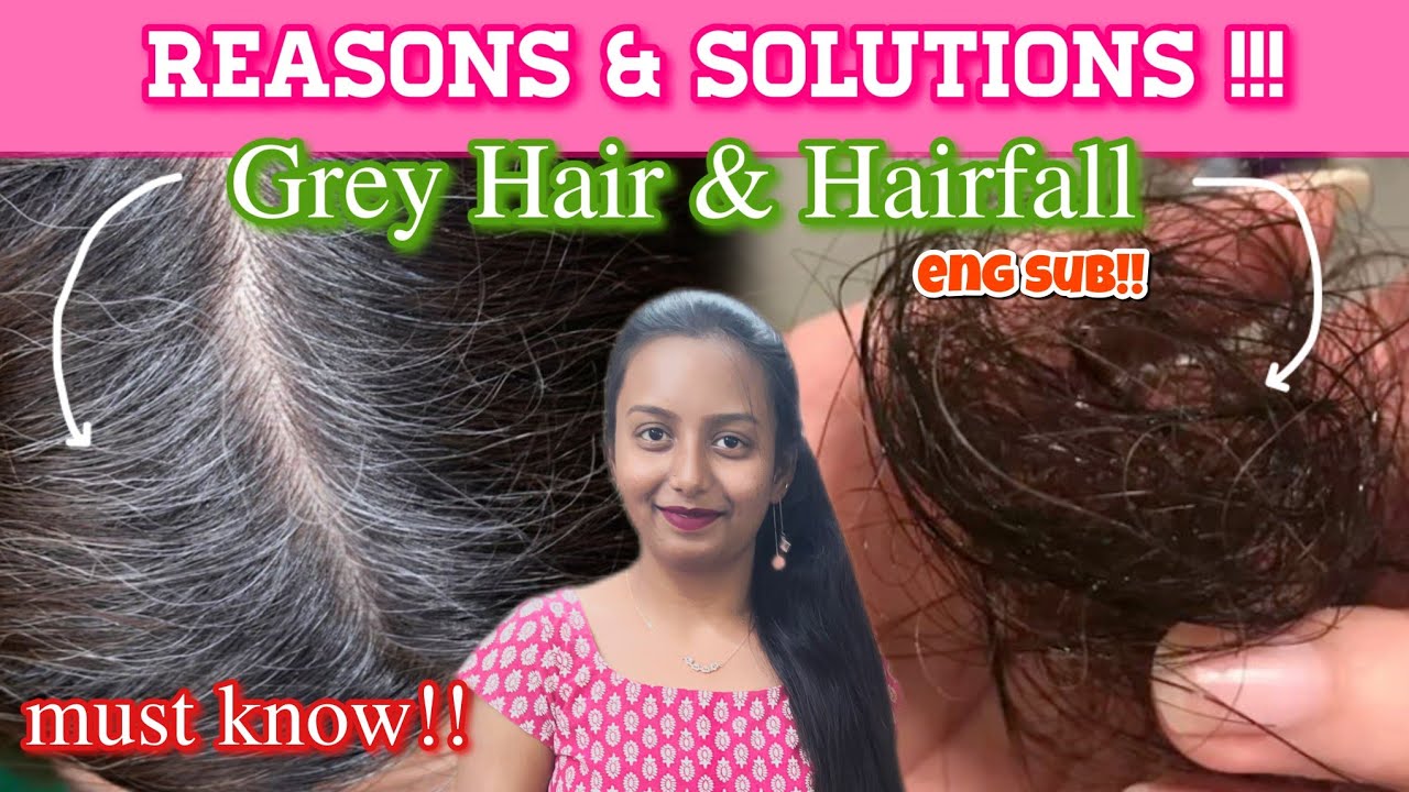 Hairfall & grey hair solutions!!☘️ Must know!!!💥#greyhair #remedies # ...