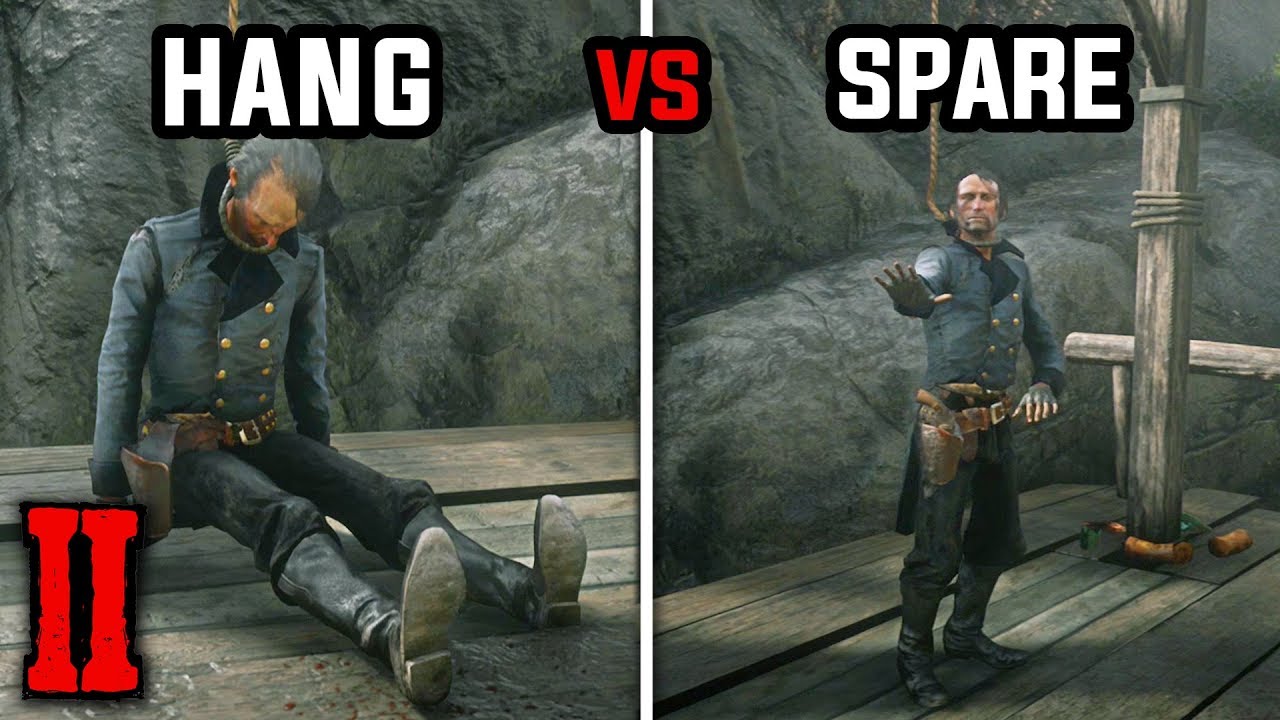 Hang vs Spare Cleet (Why You Shouldn't Disobey Sadie) - Red Dead ...