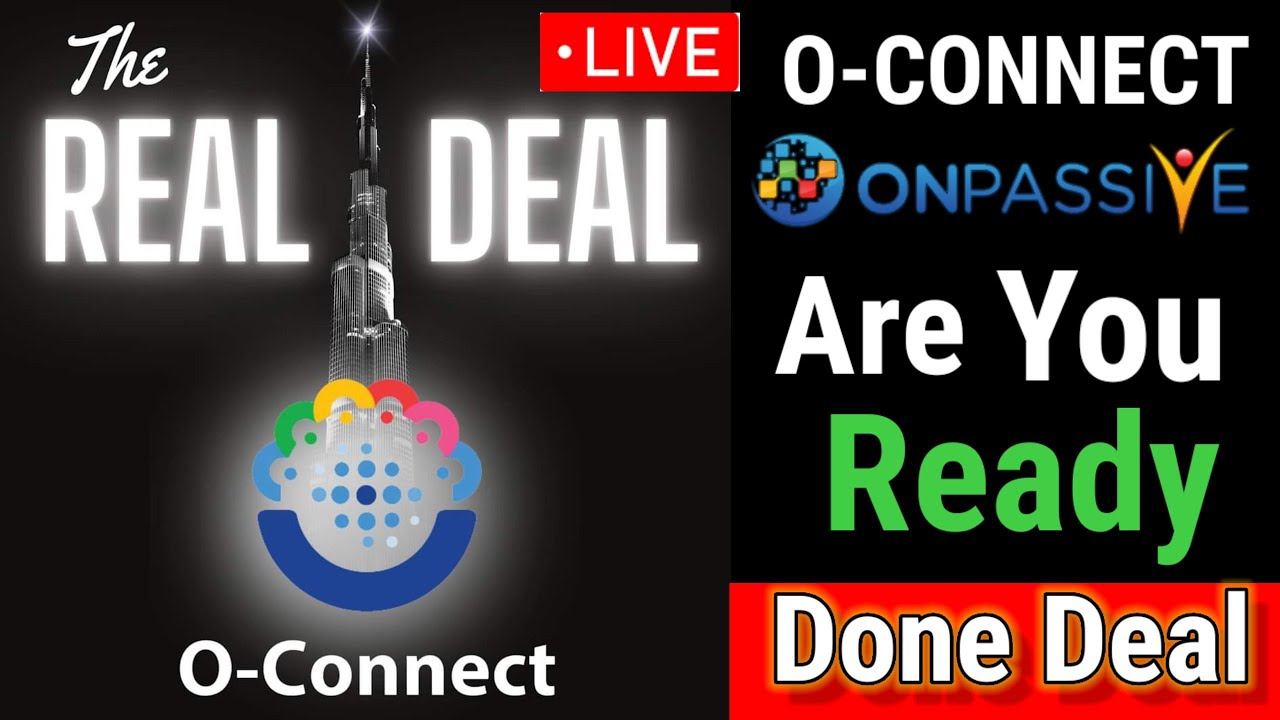 🔥💯Real deal O-CONNECT #onpassive | onpassive new update today @ONPASSIVE - YouTube