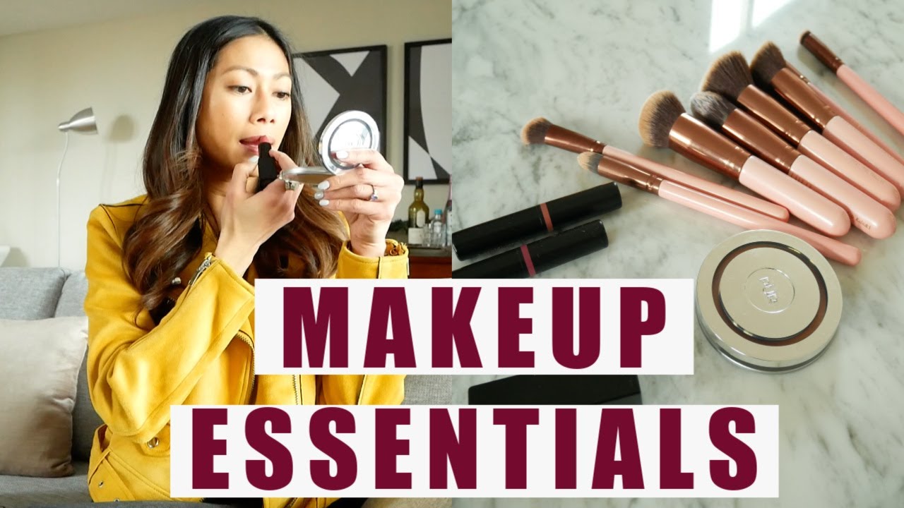 My everyday makeup essentials + CLEAN BEAUTY - YouTube