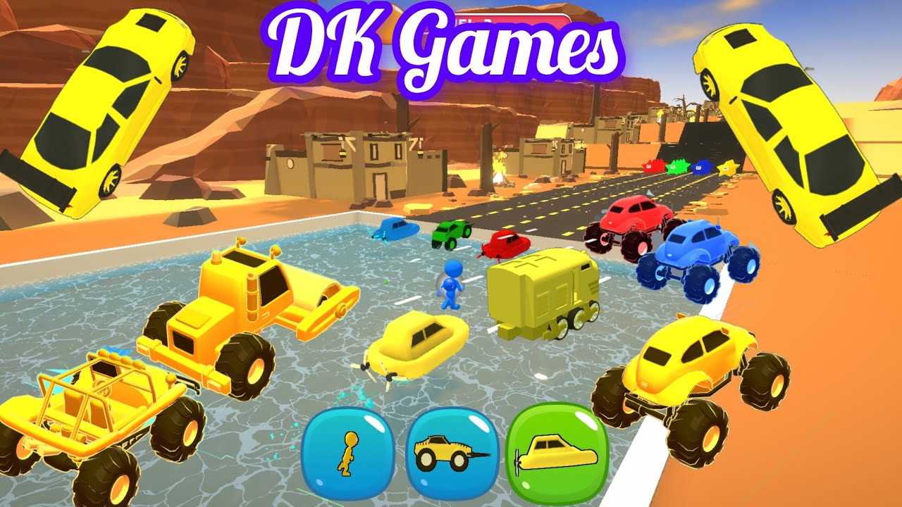 Shape Shifting Gameplay || shifting transform race offline game||shape ...