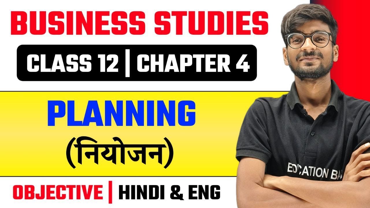Business Studies Class 12 Chapter 4 Objective | Planning Objective ...