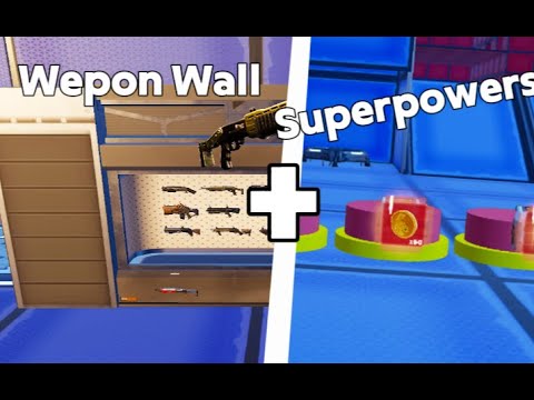 How to Build the rest of your red vs blue map (super powers! and wepon wall)