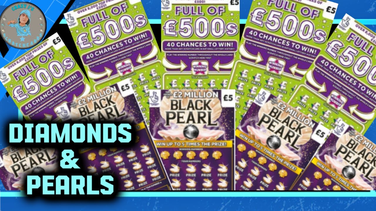 £60 WORTH OF DIAMONDS AND PEARLS , BLACK PEARL SCRATCH CARD & FULL OF £ ...