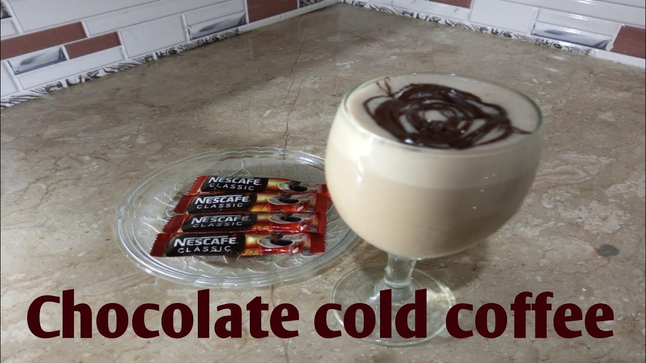 Chocolate cold coffee |Cooking by farah mirza... - YouTube