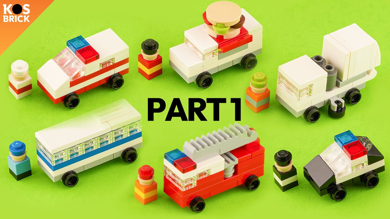 Lego City Cars Mini Vehicles - Part 1 (Tutorial) - YouTube