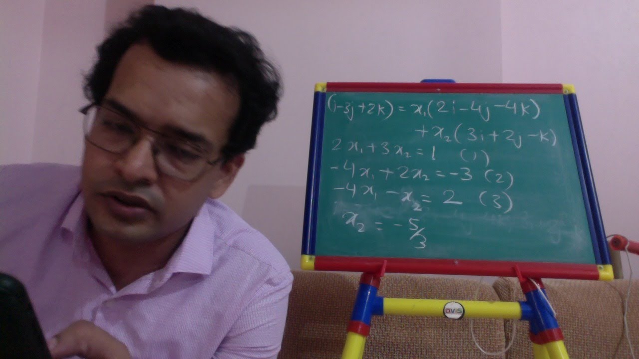 IIT JEE Mathematics - Vectors (Part II) - YouTube