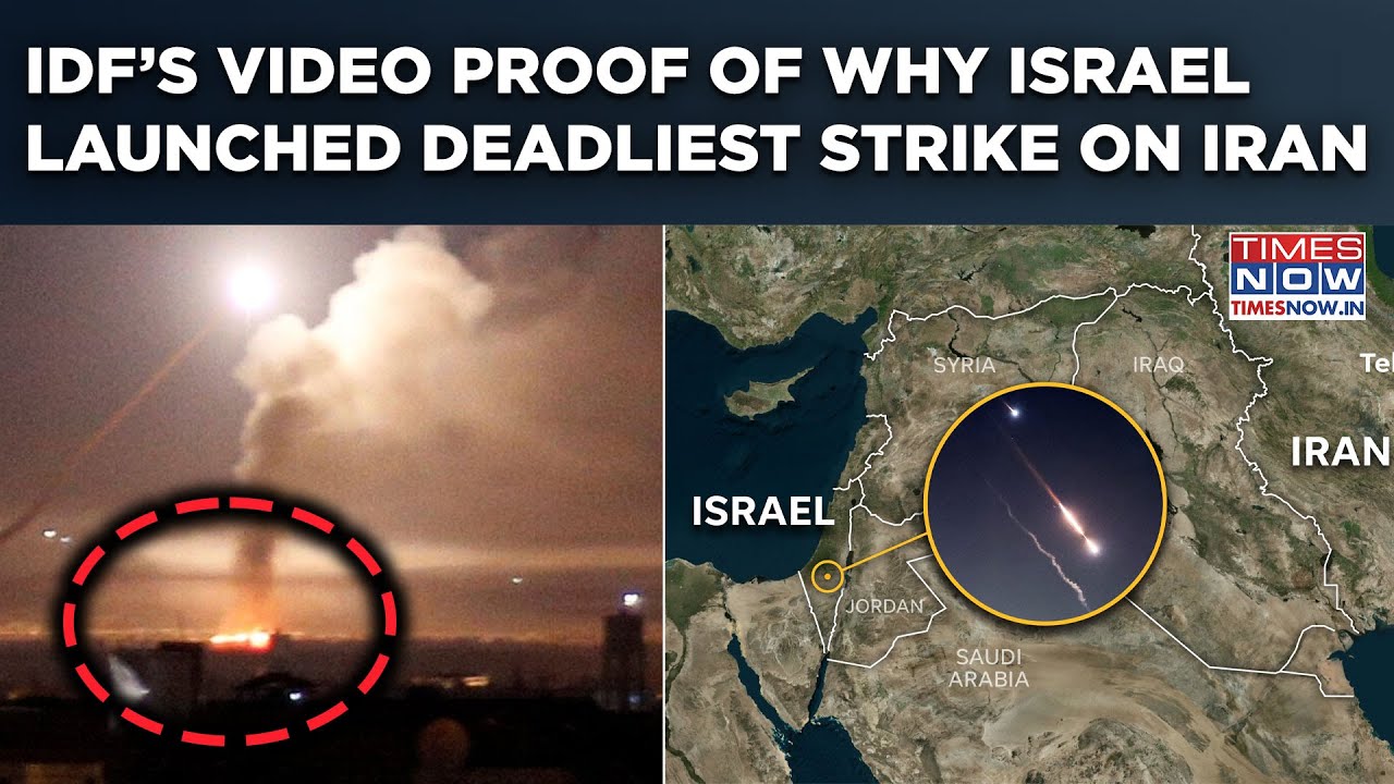 IDF Gives Intel Video Proof Of Why Israel Struck Iran's Military, Nuke ...