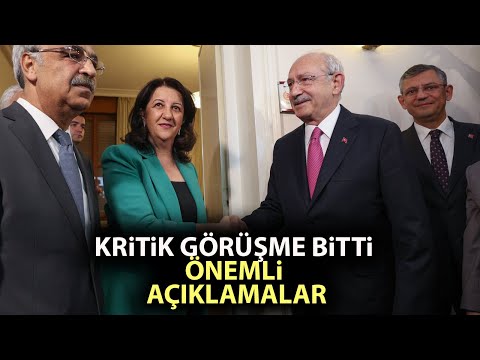 Kemal Kılıçdaroğlu, Pervin Buldan ve Mithat Sancar'dan çok önemli açıklamalar