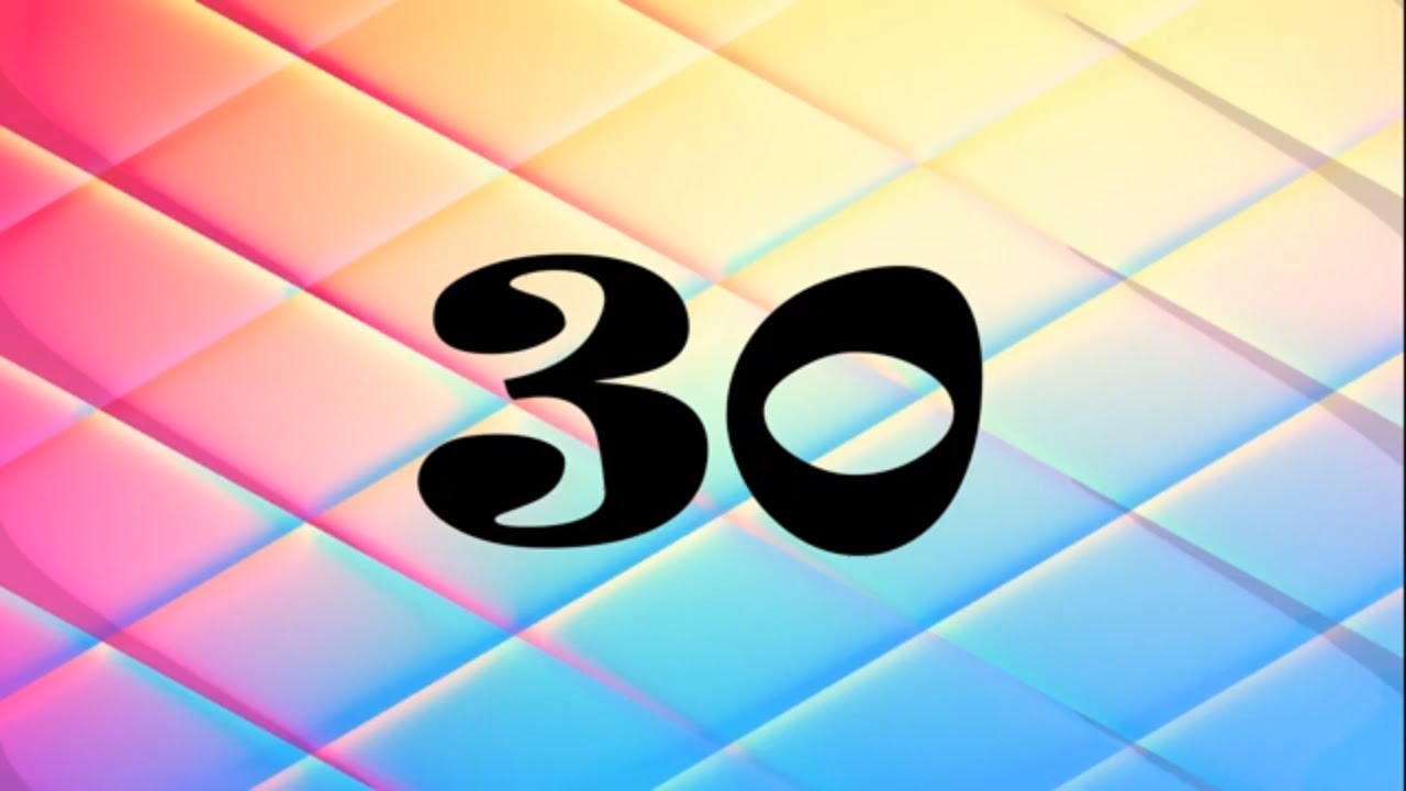30 Second Timer | 30 Second Countdown with Music - YouTube