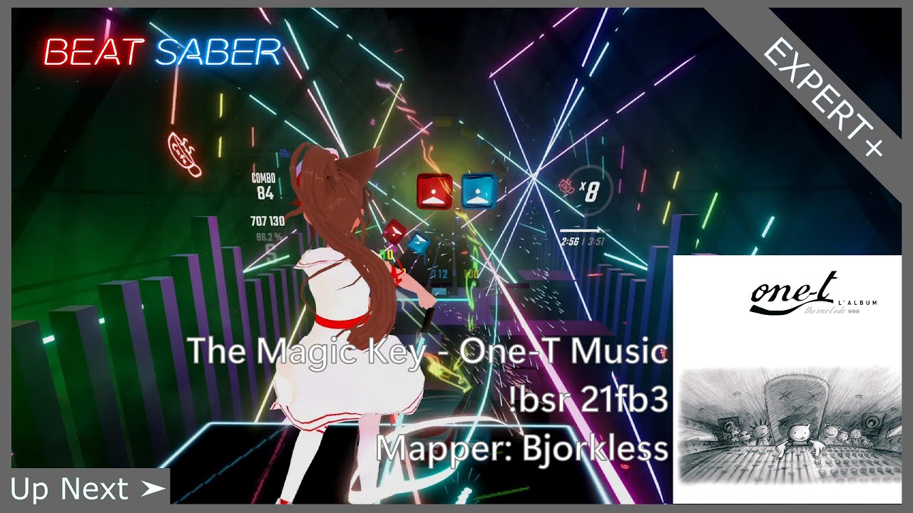 【Beat Saber】The Magic Key - One-T Music - YouTube