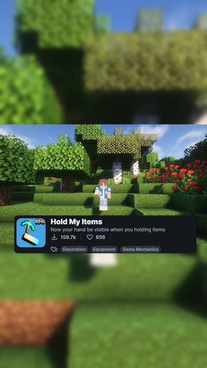 Serie mod minecraft java: Hold my items - YouTube
