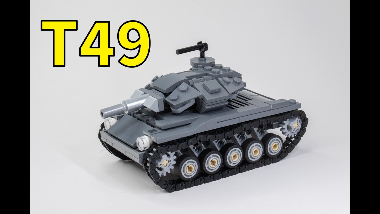 Lego MOC T49 Light Tank - YouTube