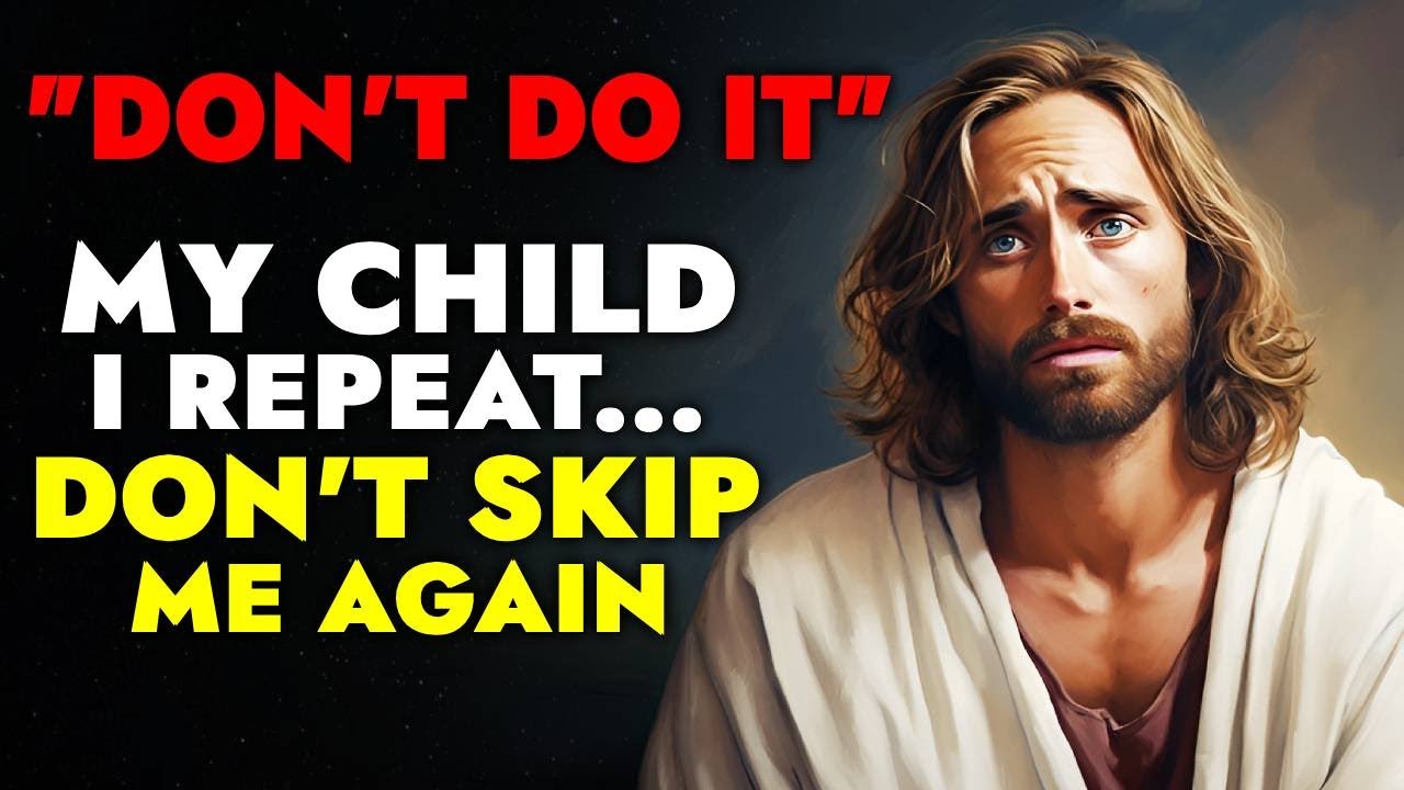 🔴God Says - i Repeat Don't Skip Me Again😢। God's message today । god ...