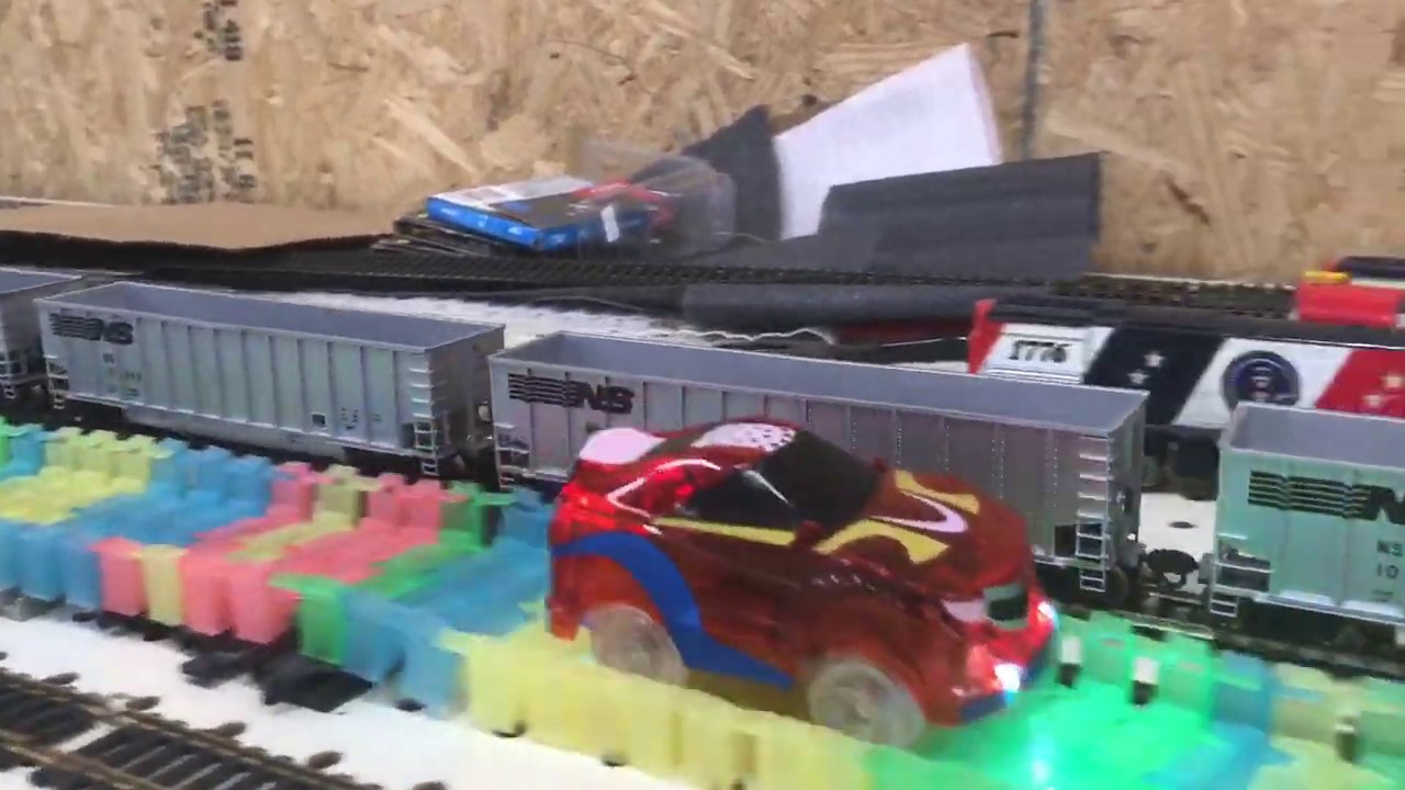 Magic Trax train chase - YouTube