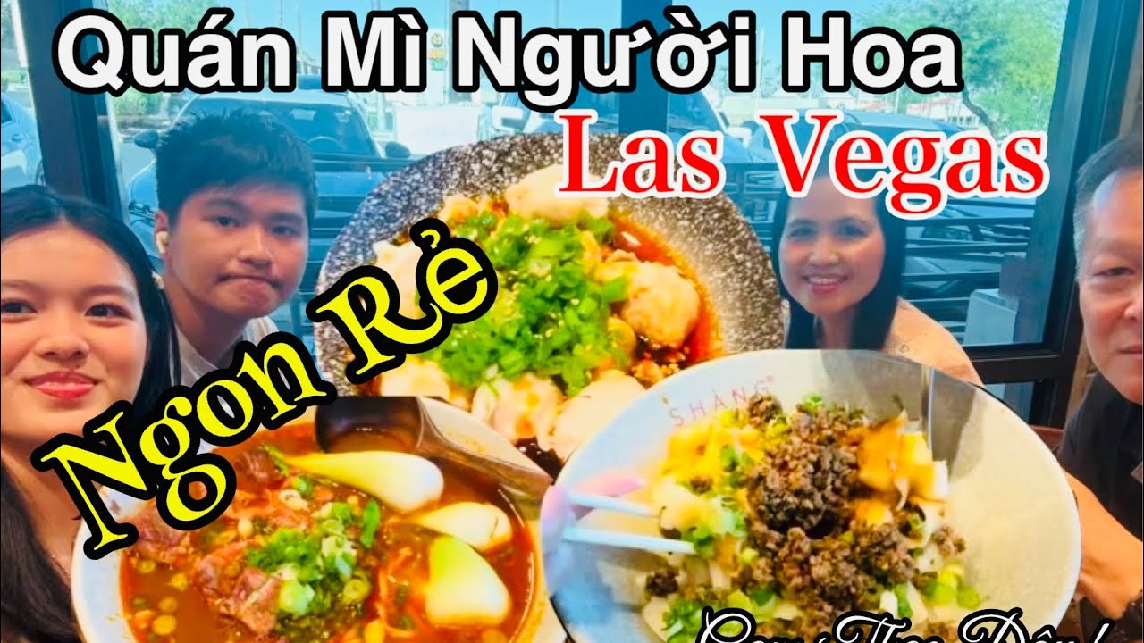 🌸Giới Thiệu Quán Mì Ngon Đông Khách Người Hoa tại Las Vegas @CamThaoÐay ...